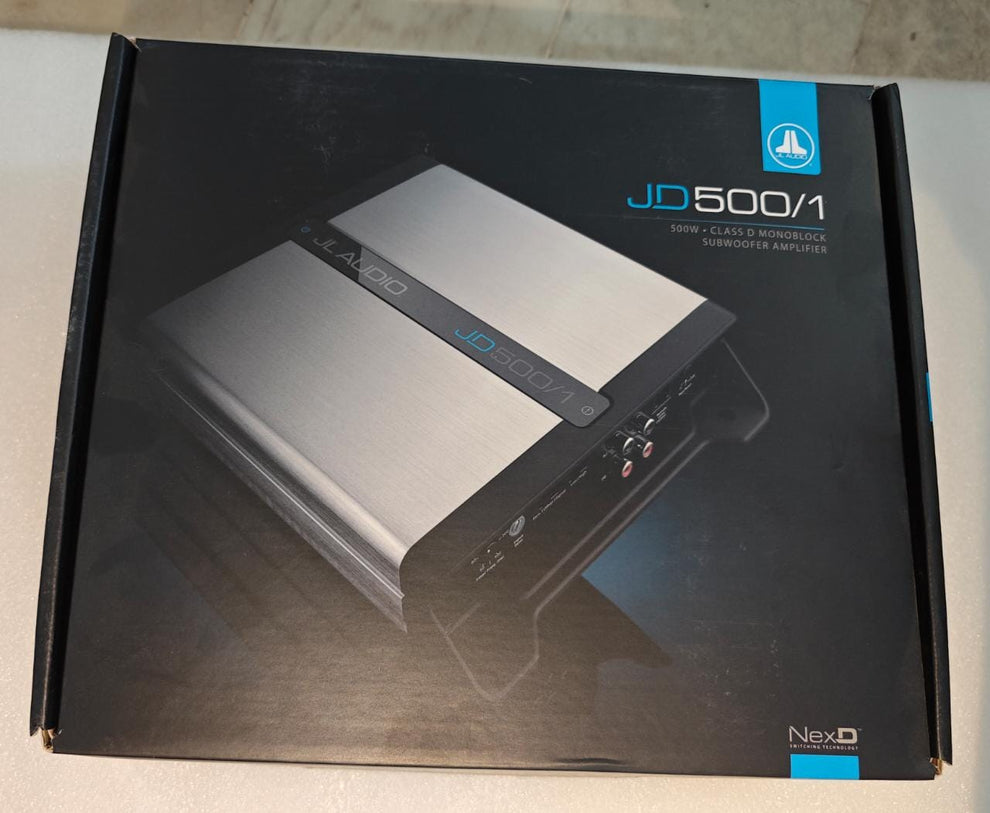 jl audio JD500/1 monoblock Class D subwoofer amplifier, 500 W – Car ...
