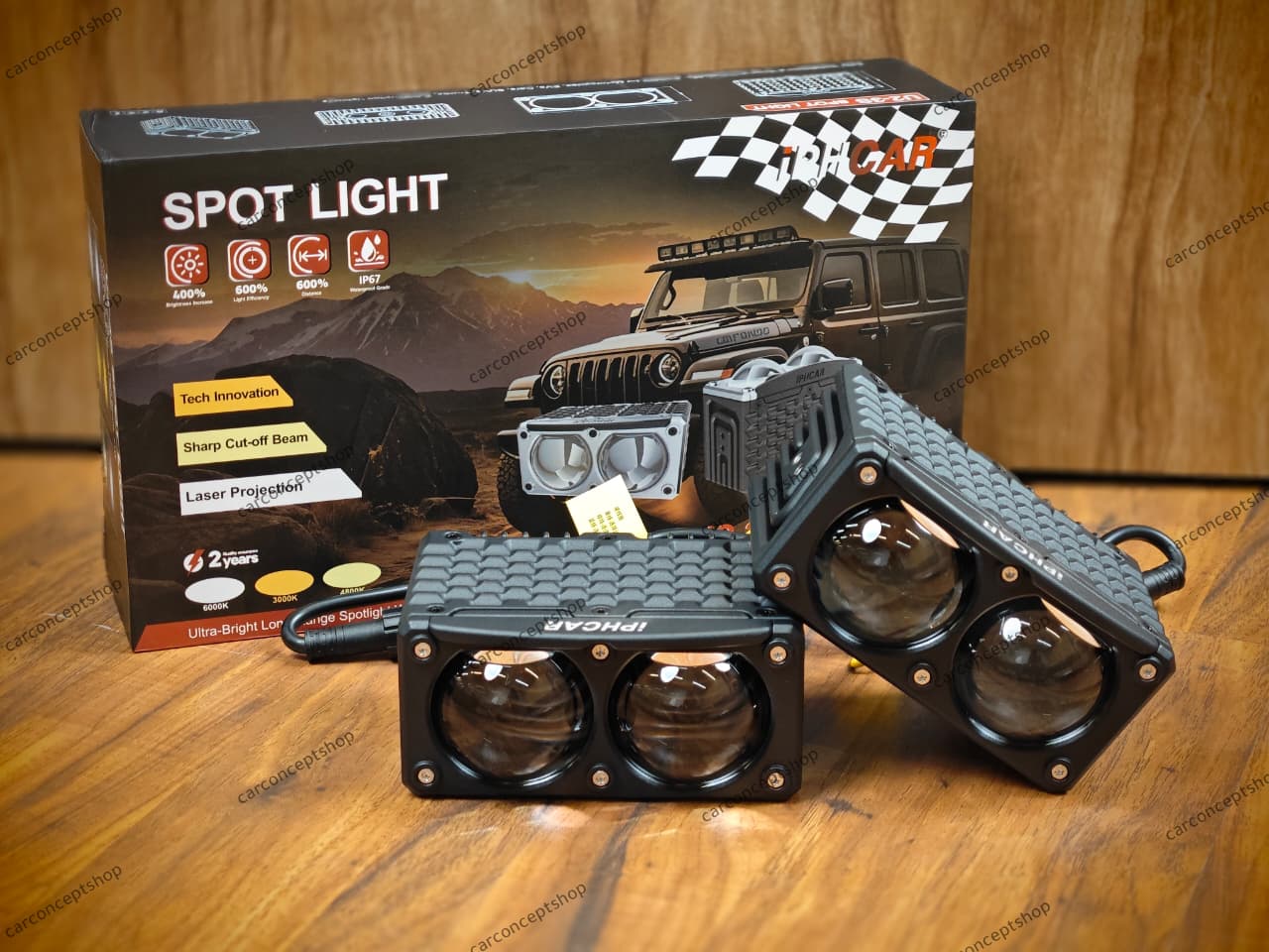 iph U2-3S 3 color auxiliary projector – Car Concepts Shop