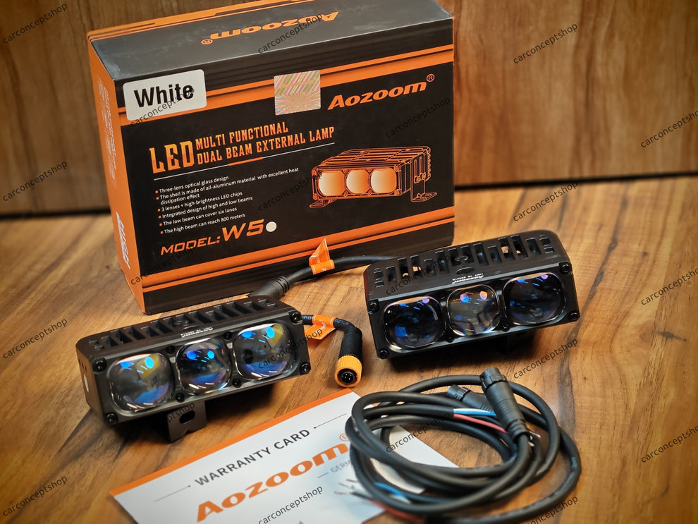 aozoom w5 3 lens auxiliary light – Car Concepts Shop