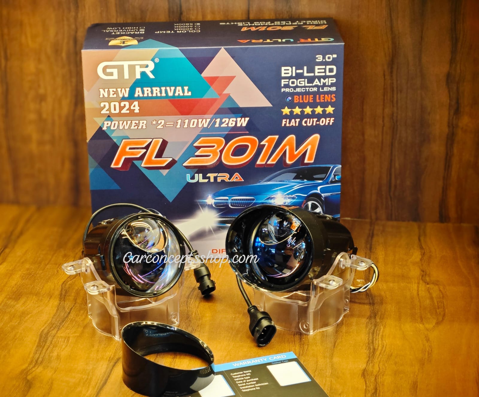 Gtr FL301 M 3 inch laser projector foglight 126W 2024 – Car Concepts Shop