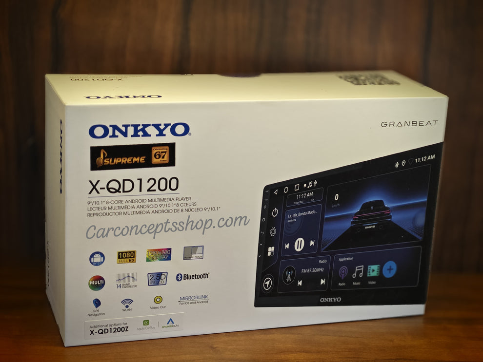 onkyo car android X-QD 1200 9 inch – Car Concepts Shop